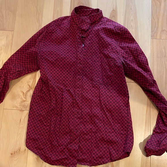 Steven Alan | Tops | Red Steven Alan Shirt | Poshmark